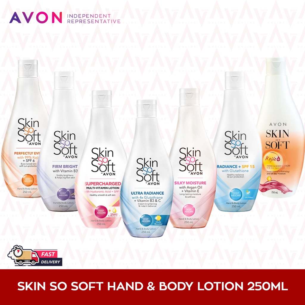 AVON SSS Skin So Soft Hand & Body Lotion 250ml | Shopee Philippines