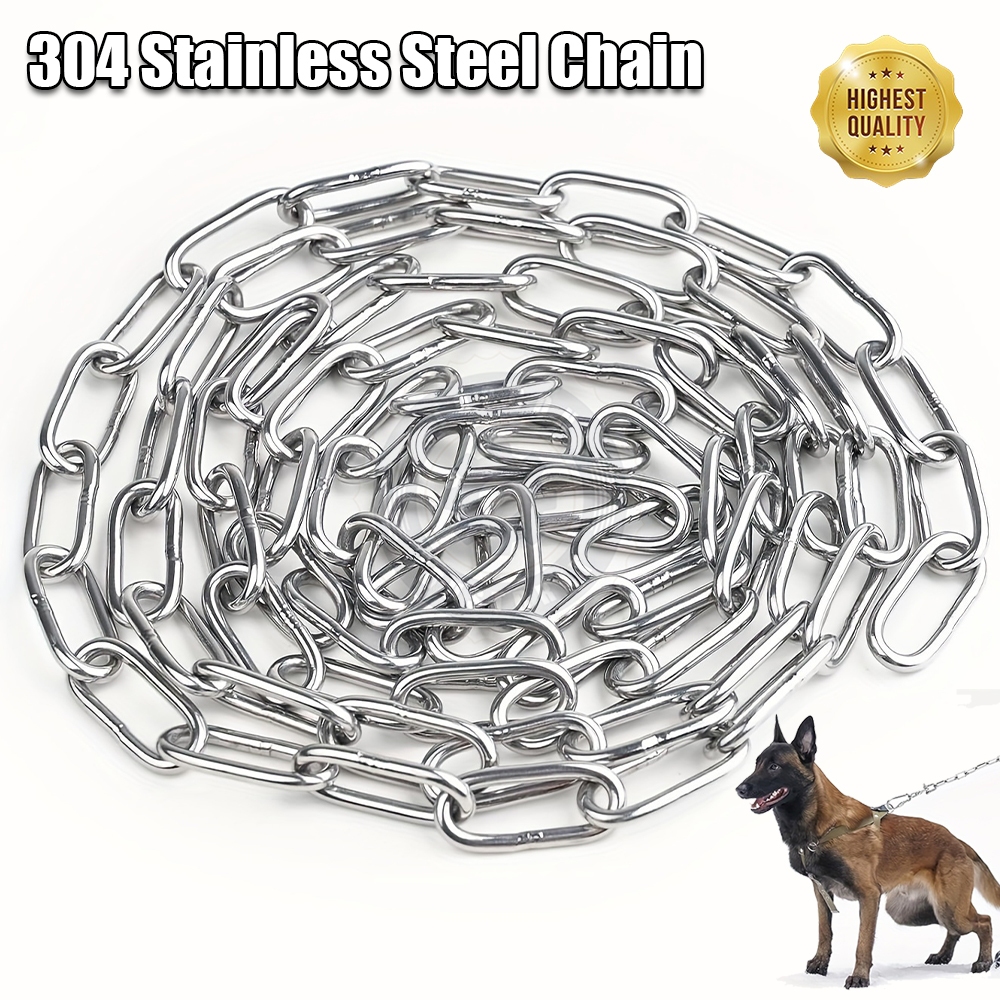 Topcon Heavy duty Galvanized iron chain kadena pet chain dog chain ( 20 ...