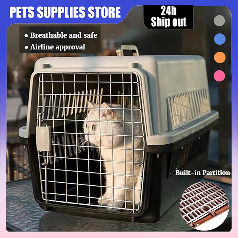 Pet carrier travel cage cat cage dog carrier cat carrier crates airline ...