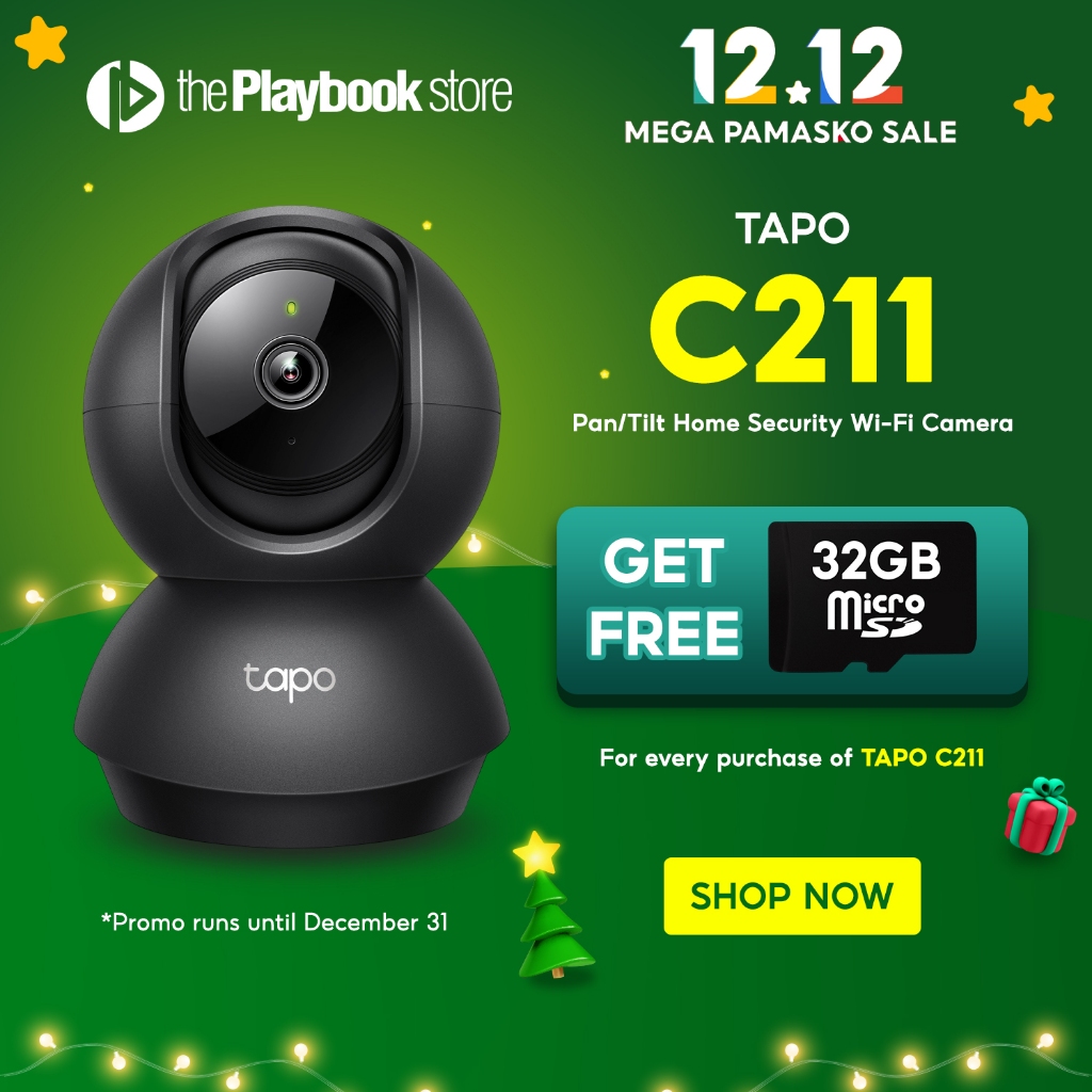 TP-Link Tapo C211 Pan/Tilt Home Security Wi-Fi Camera | Shopee Philippines
