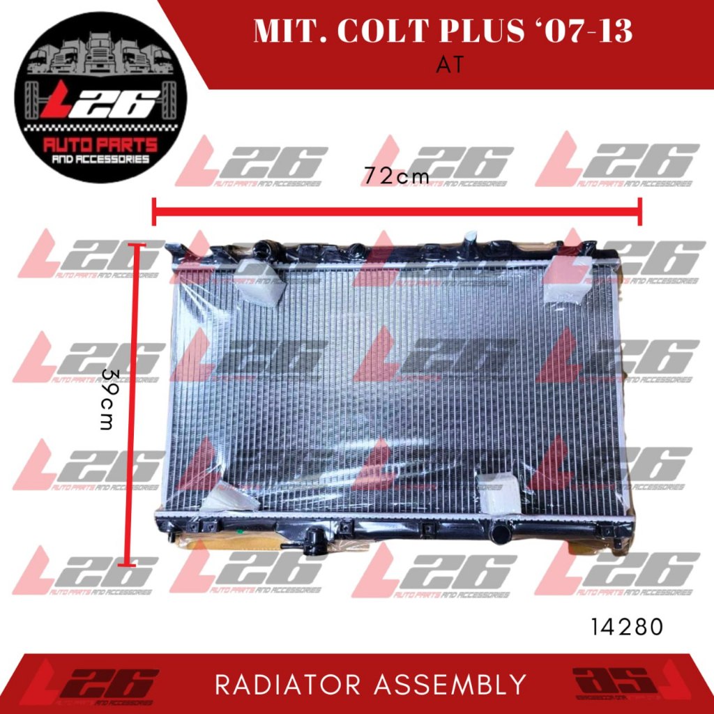 14280 Mitsubishi Colt Plus 2007-2013 Radiator Assembly A/T PA16 1ROW ...
