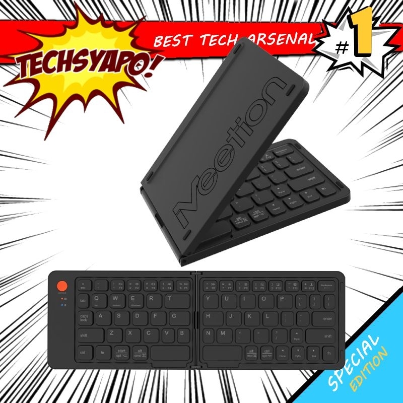 MEETION BTK001 FOLDABLE BLUETOOTH KEYBOARD | Shopee Philippines