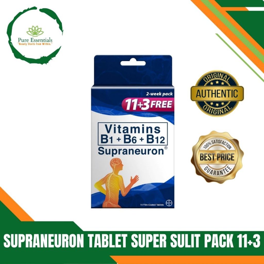 SUPRANEURON TABLET SUPER SULIT PACK 11+3 | Shopee Philippines