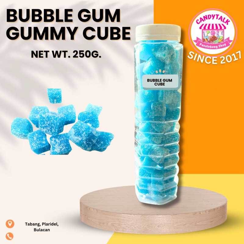 Bubble Gum (Flavored) Gummy Cube | Shopee Philippines