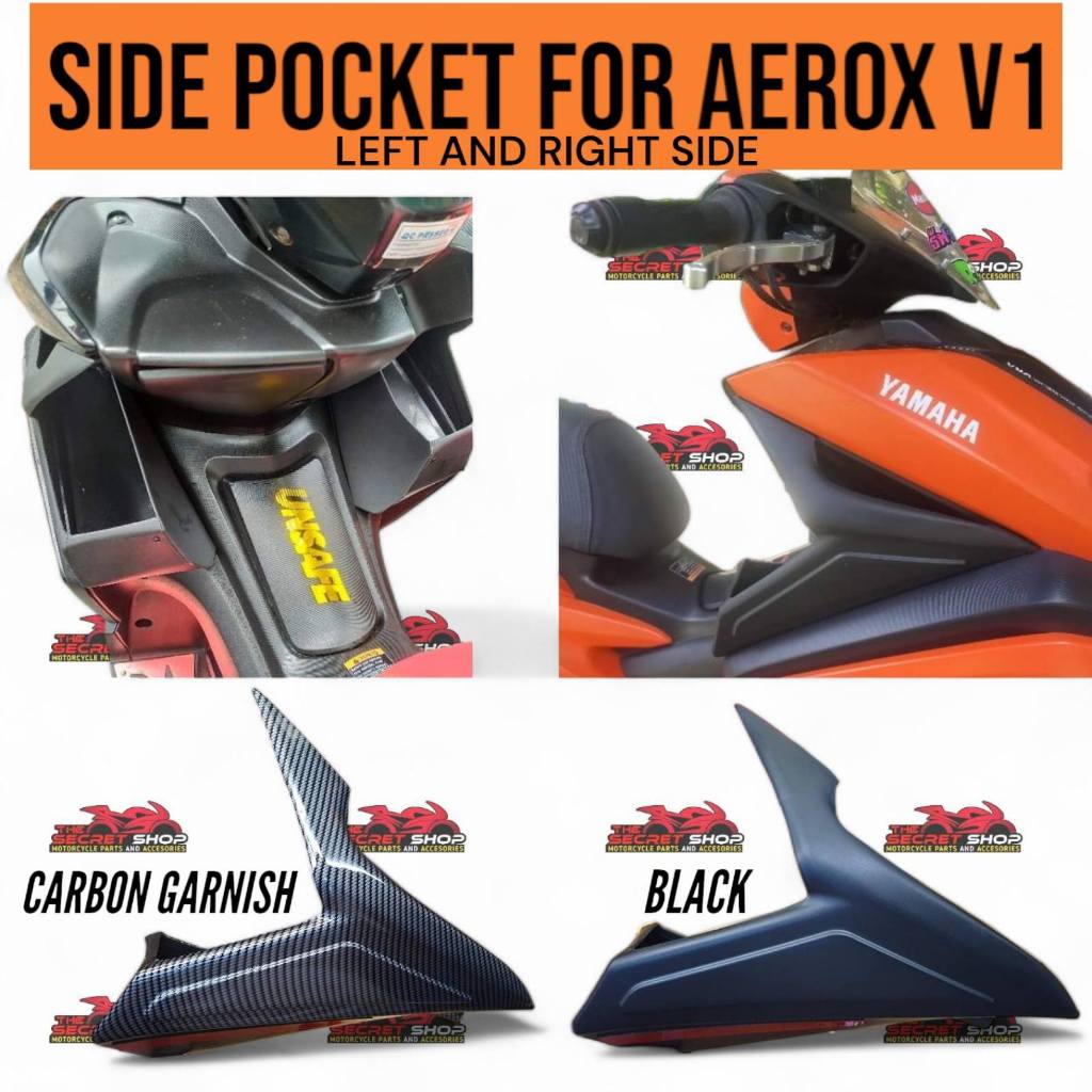 SIDE POCKET for AEROX V1& V2 | Shopee Philippines