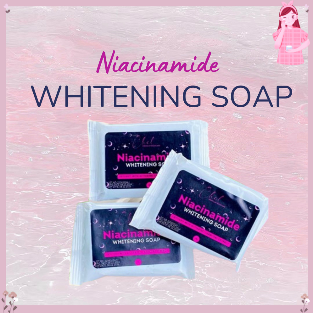 CHEL SKINCARE Niacinamide With Glutathione Premium Whitening Soap ...