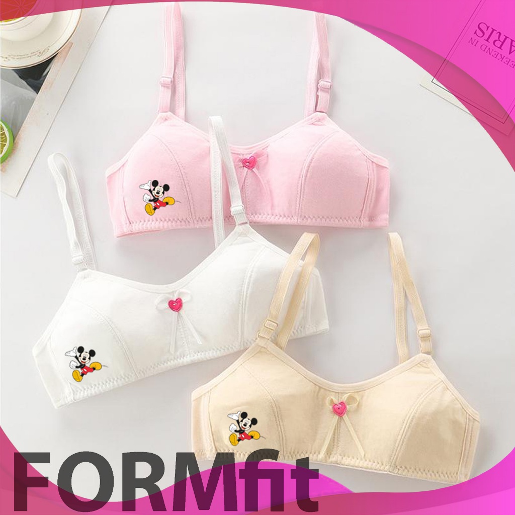 FORMfit: Teenage Girls Beginners Innerwear Soft Graphic Wireless Baby ...