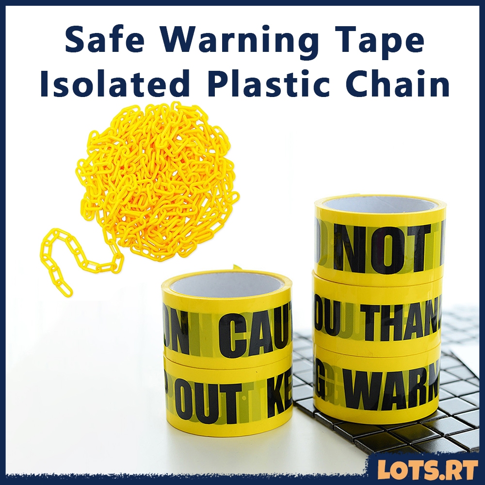 Safety Warning Tape Adhesive 25M CAUTION Tape Red Yellow Black Plastic ...