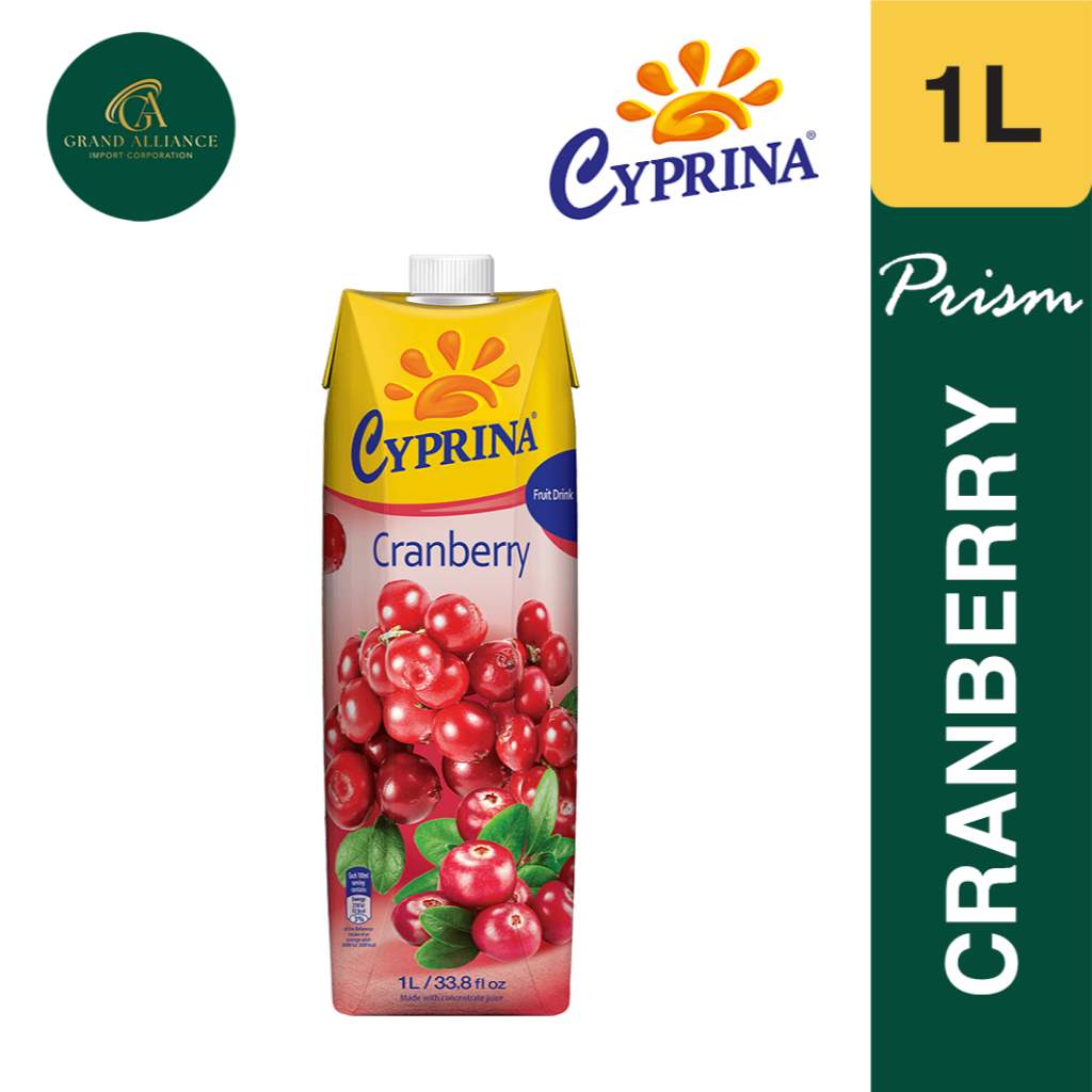 Cyprina Cranberry Fruit Drink Prism 1 Liter | Shopee Philippines
