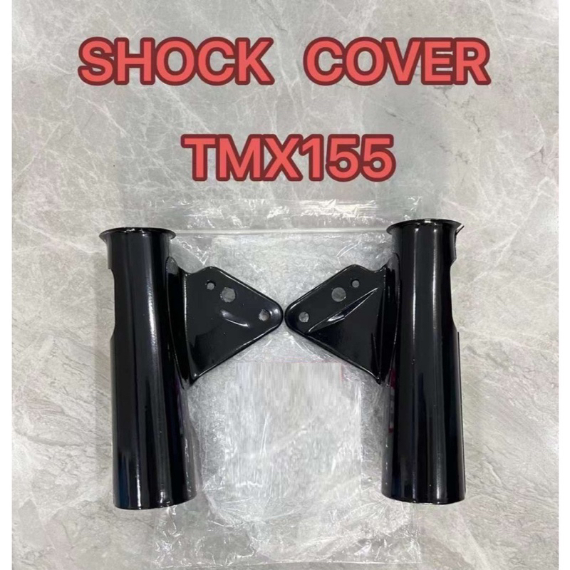 Motorcycle Front Shock Cover For Tmx155 (Black) | Shopee Philippines