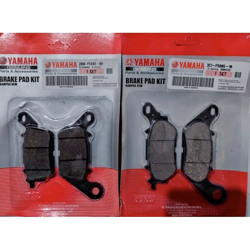 Yamaha Nmax V1,V2 Disc Brake Pads Genuine Parts | Shopee Philippines