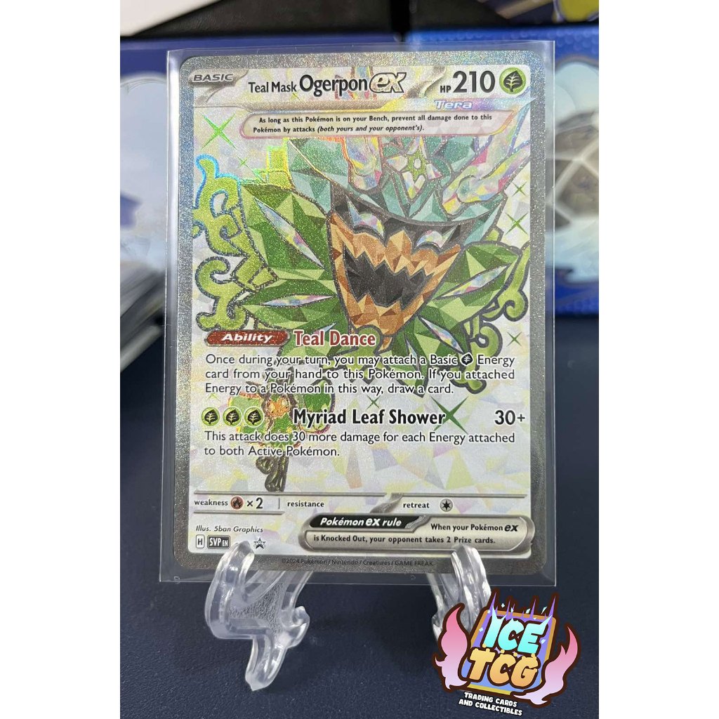 Teal Mask Ogerpon Promo Card Set + Code Card SVP166 | Shopee Philippines