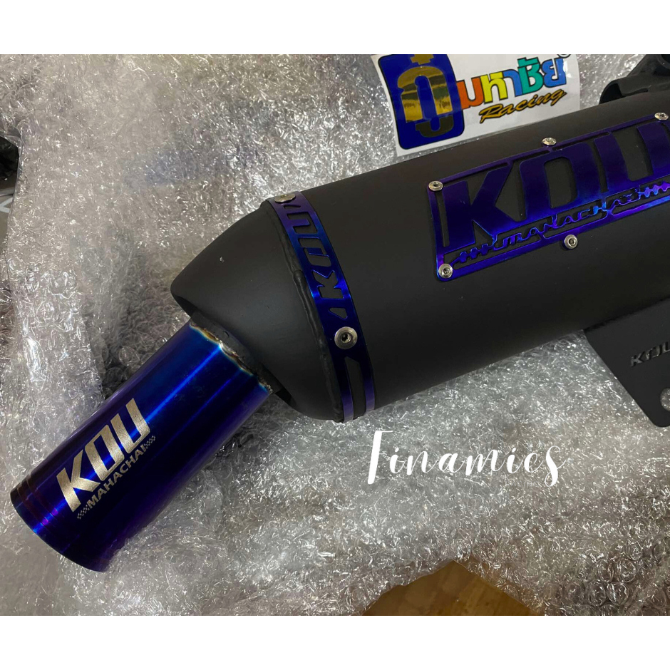 KOU POWERPIPE V4 BLUE TIP YAMAHA NMAX V2 195CC | Shopee Philippines