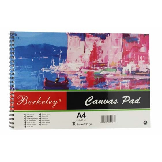 BERKELEY A4 CANVAS PAD 280 GSM (10 sheets) | Shopee Philippines