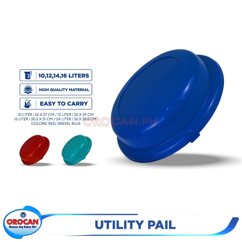 Shop orocan utility pail for Sale on Shopee Philippines