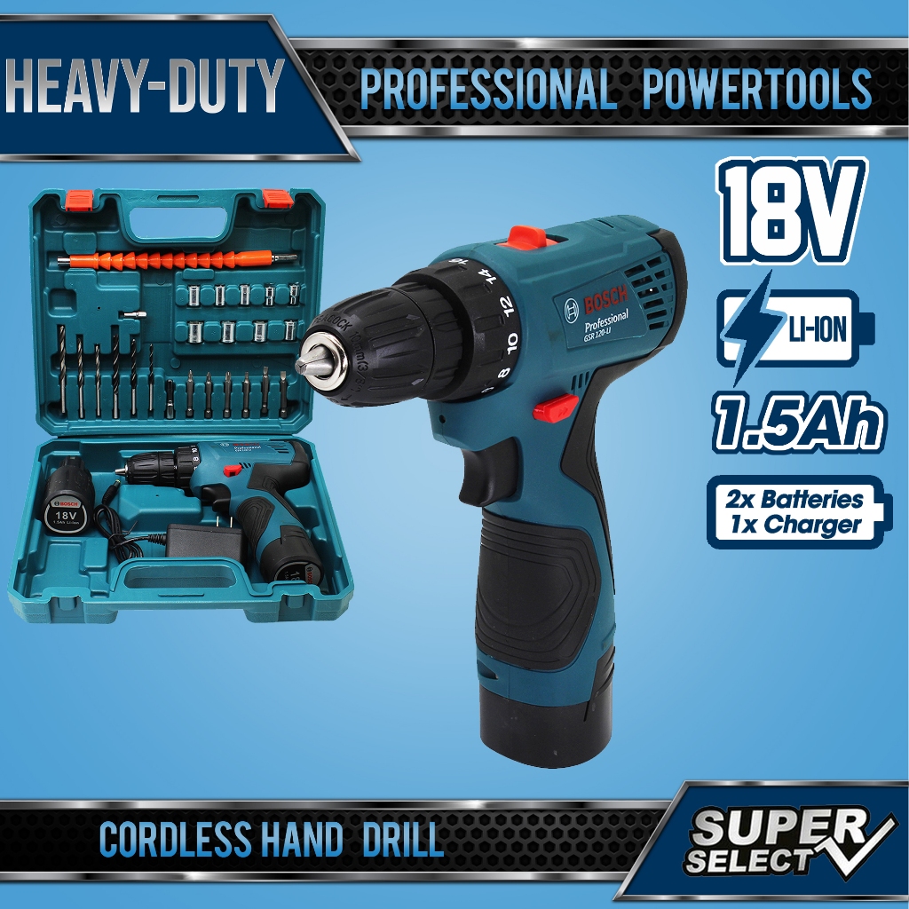 Powerful 18V Cordless Hand Drill (10mm) | Shopee Philippines