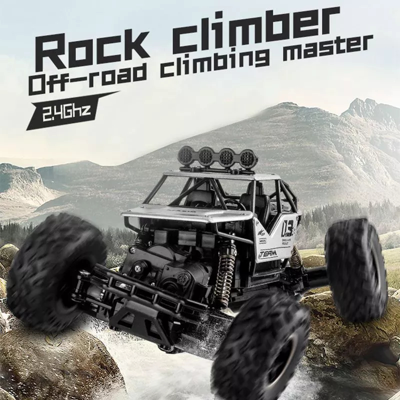RC 4WD 1/18 2.4G 4WD Alloy Monster Remote Control Car Rock Crawler ...