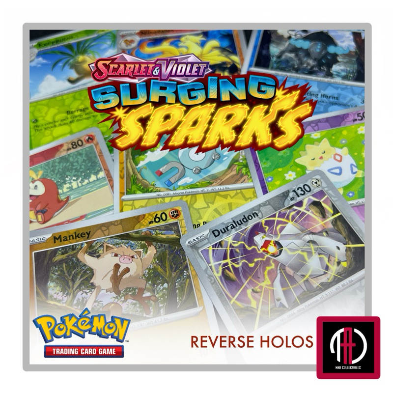 Pokemon TCG Singles - Scarlet Violet Surging Sparks Reverse Holo Cards ...