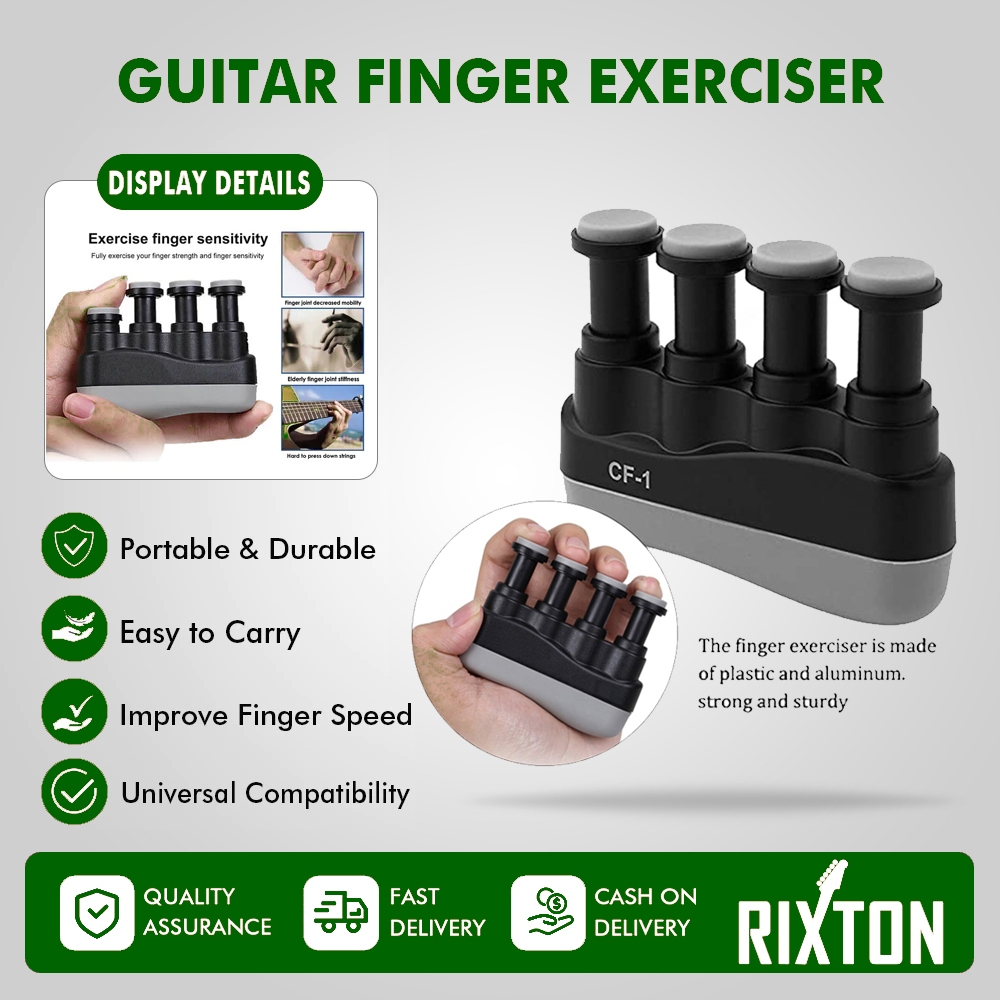 RIXTON Guitar Hand Finger Exerciser Guitar Strength Practice Training ...