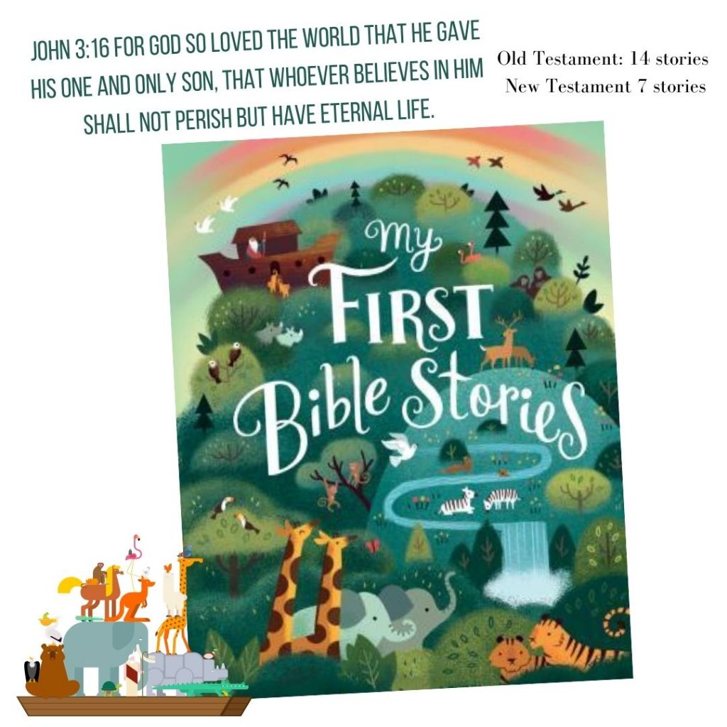 My First Bible Stories (green book) (Total of 21 Old and New Testament ...