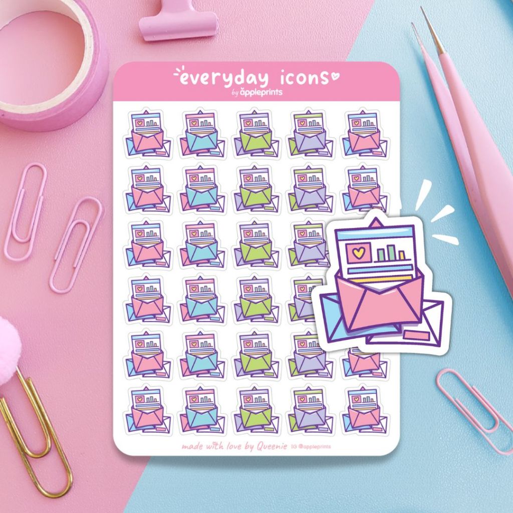 Pay Bills Reminder Finance Money Management Household Chores Cute Icons ...