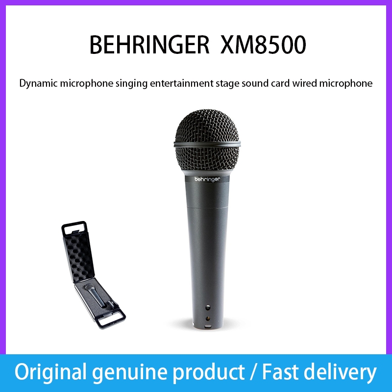 Behringer XM8500 professional dynamic microphone metal casing, cardioid ...