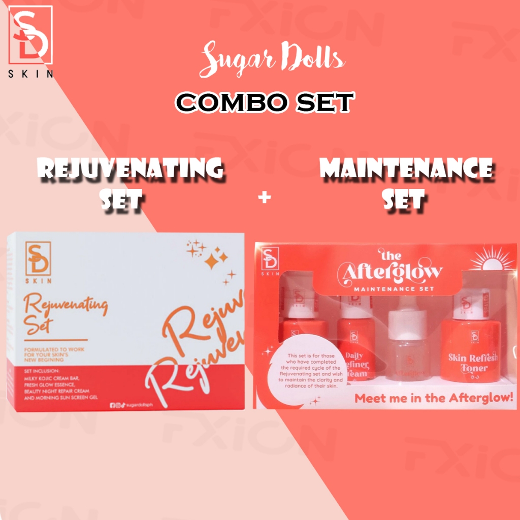 Sugar Dolls SD SKIN Rejuvenating Set | Maintenance Set DUO | Shopee ...