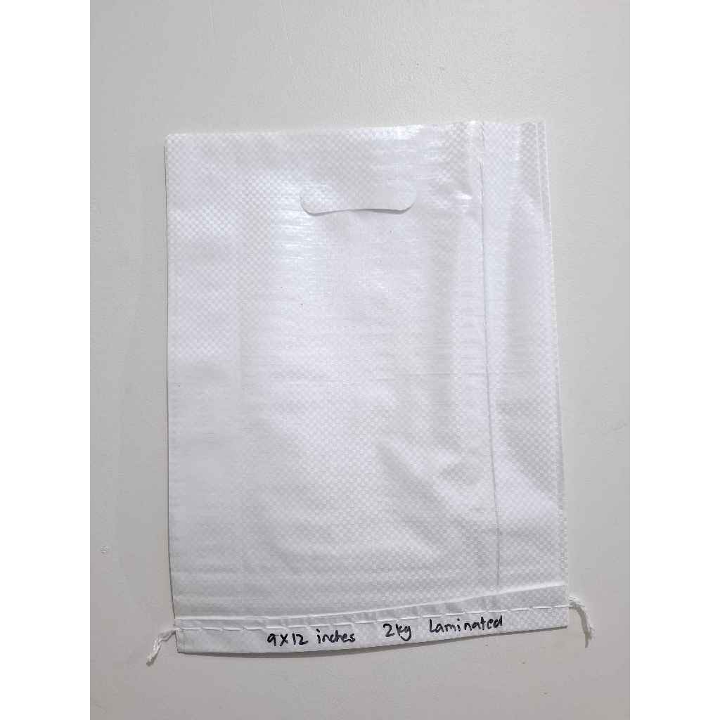 2kg (50pcs) PLAIN WHITE LAMINATED SACK EMPTY SACK ONLY BRAND NEW ...