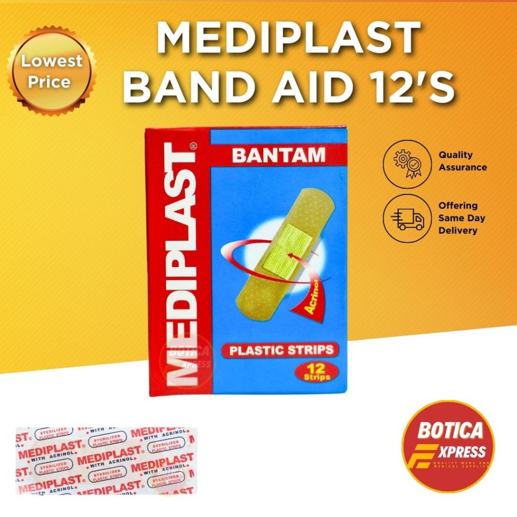MEDIPLAST BANTAM Band Aid 12's | Shopee Philippines