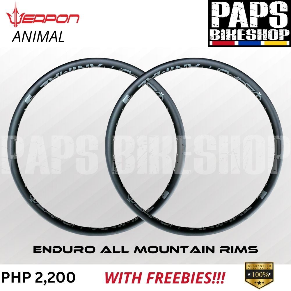 WEAPON ANIMAL RIMS FOR ENDURO ALL MOUNTAIN | Shopee Philippines