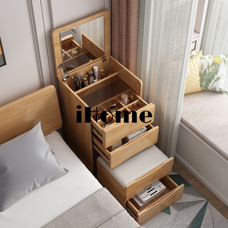 Modern Luxury Design Bright Beauty Vanity Dressing Table with Drawers ...