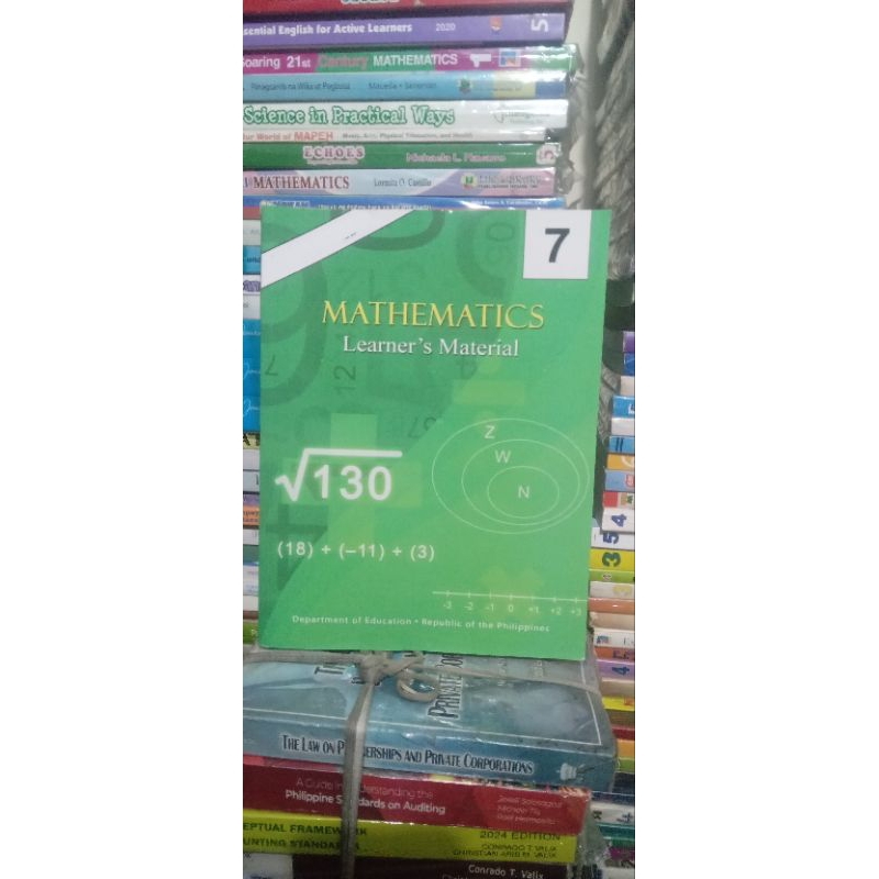 MATHEMATICS LEARNERS MATERIALS GRADE 7 (NEW) | Shopee Philippines