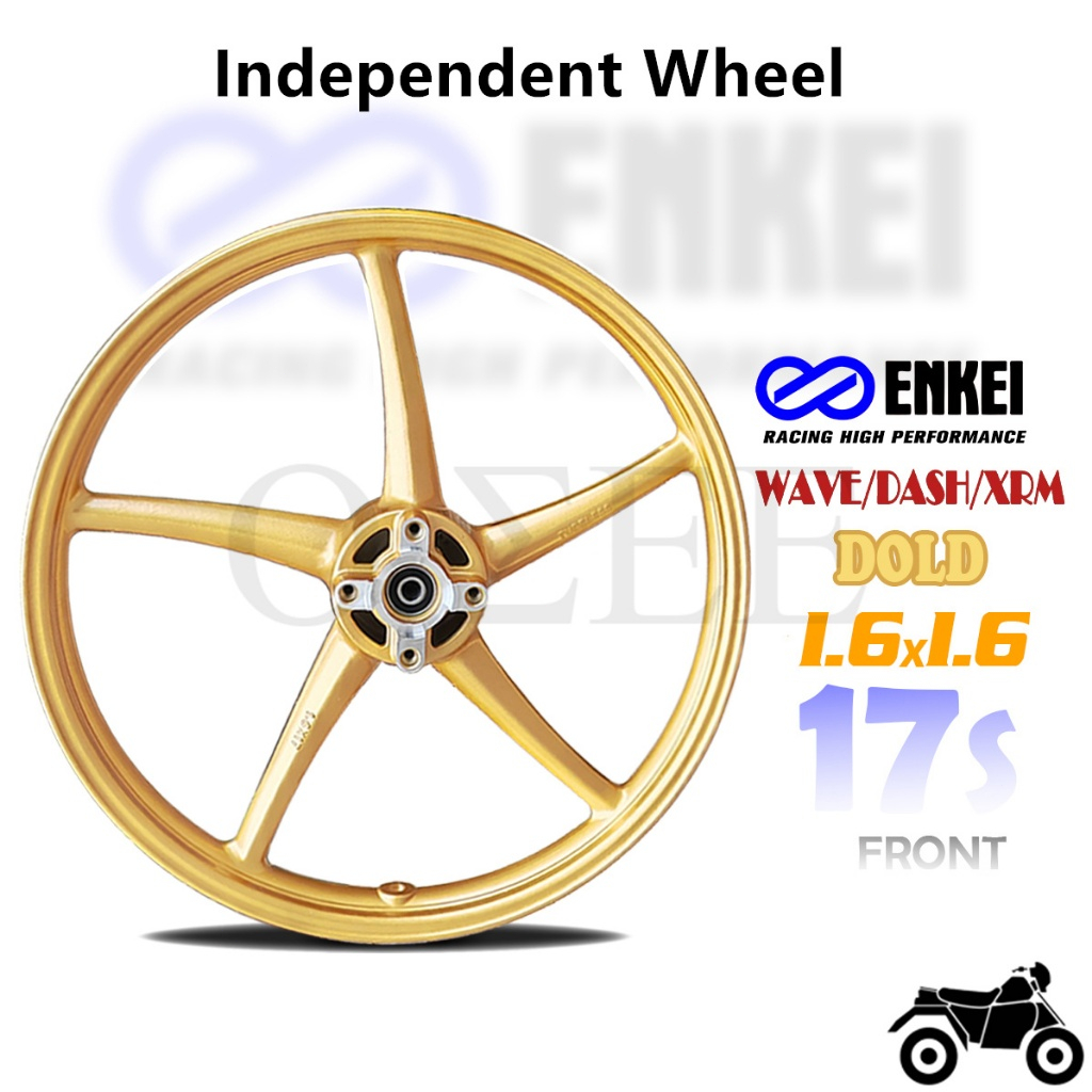 ENKEI mags 522 for HONDA DASH XRM 125 FIWAVE 125 FI 1 piece of front ...