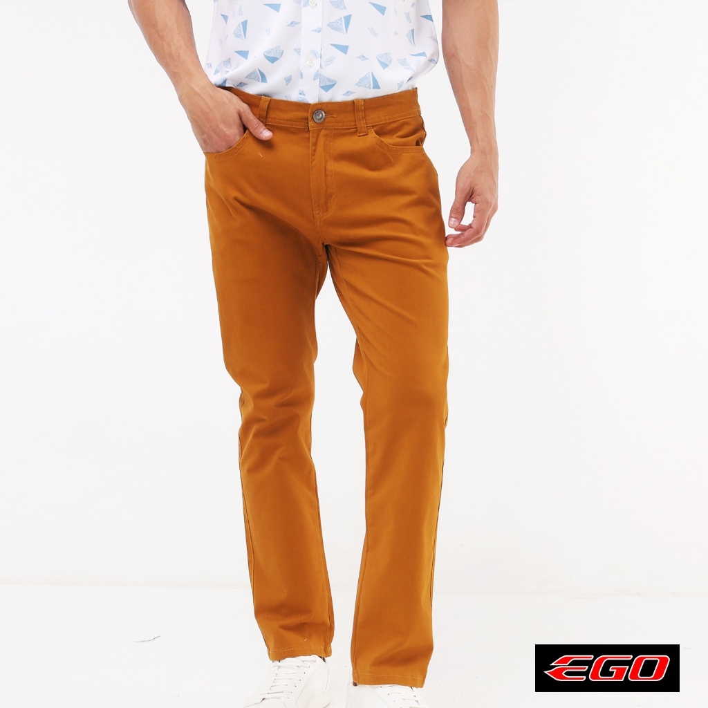 Ego Colored Long Pants Slim Straight Stretch ESB14-0100 | Shopee ...