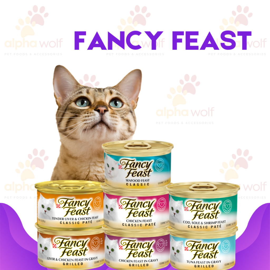 Fancy Feast Wet Cat Food in can 85g | Shopee Philippines