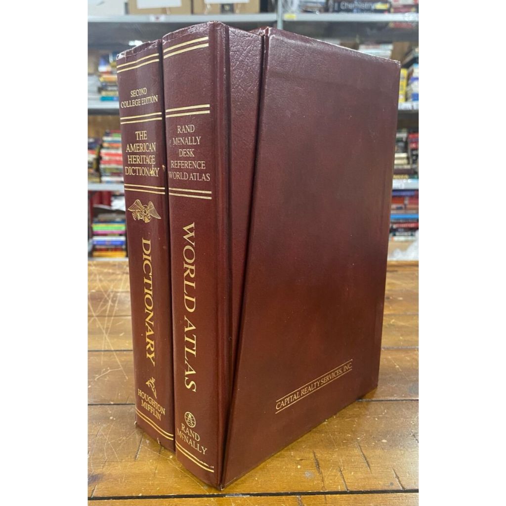 SET: Rand Mcnally College World Atlas/the American Heritage College Dictionary (Hardcover ...
