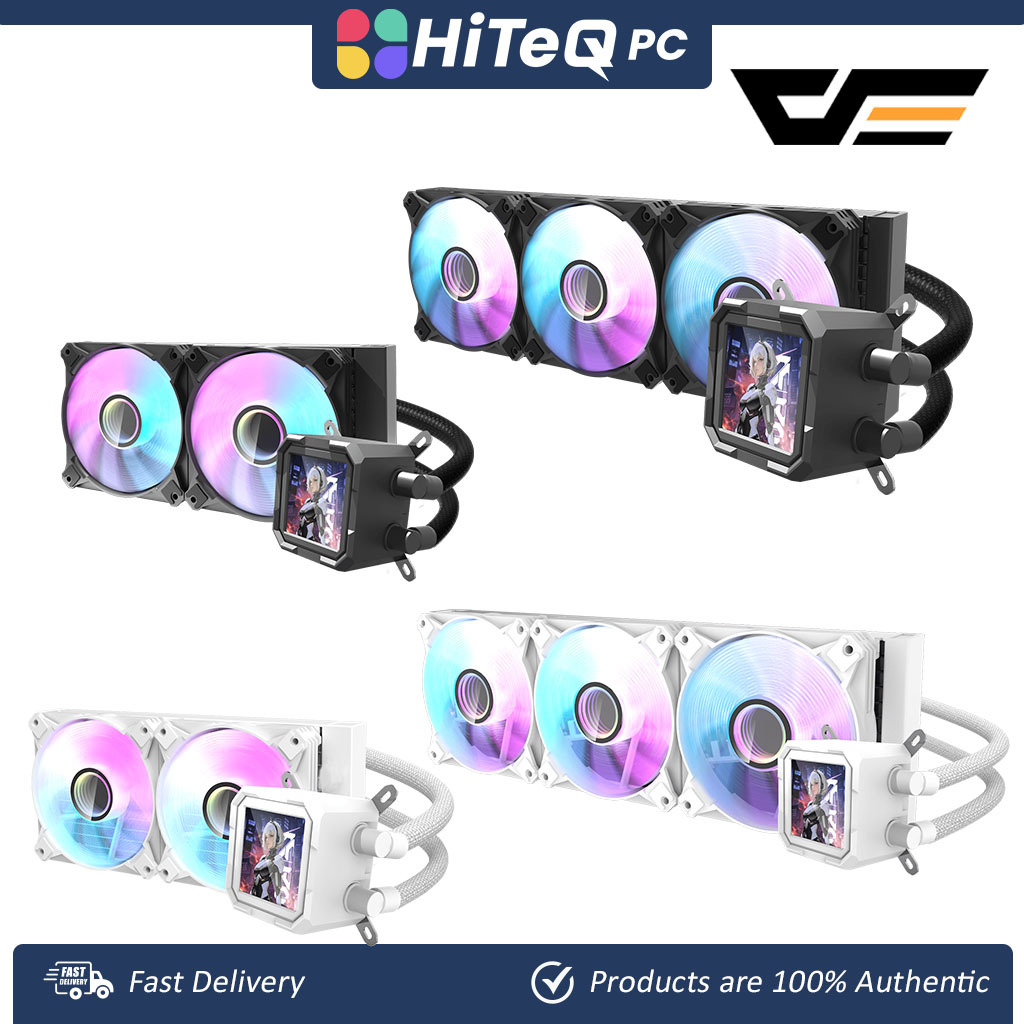 HiteqPC | darkFlash Wave DV360S / D240S AIO Liquid CPU Cooler with IPS ...