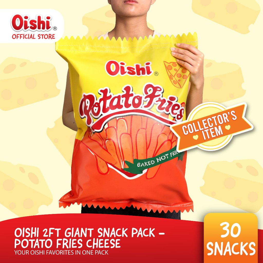 Oishi 2ft Giant Snack Pack - Potato Fries Cheese [Collectible Item ...