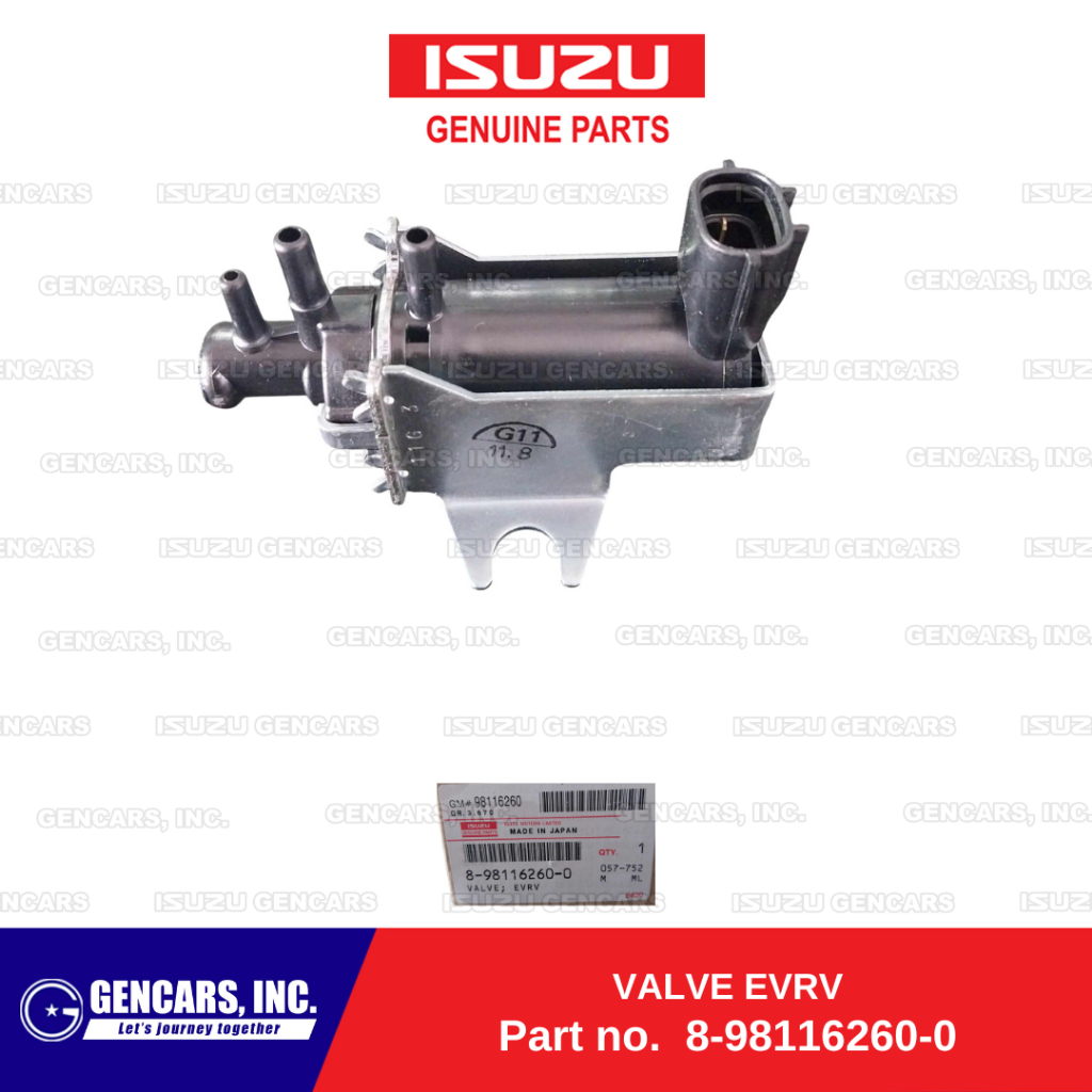 Isuzu Valve EVRV for Euro 4 spec Mux 2016 2019/Dmax 2016 -2018 ...