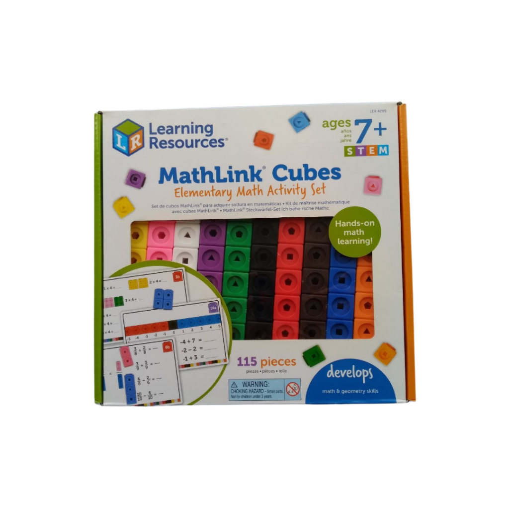 Learning Resources Mathlink Cube Math Activity Set | Shopee Philippines