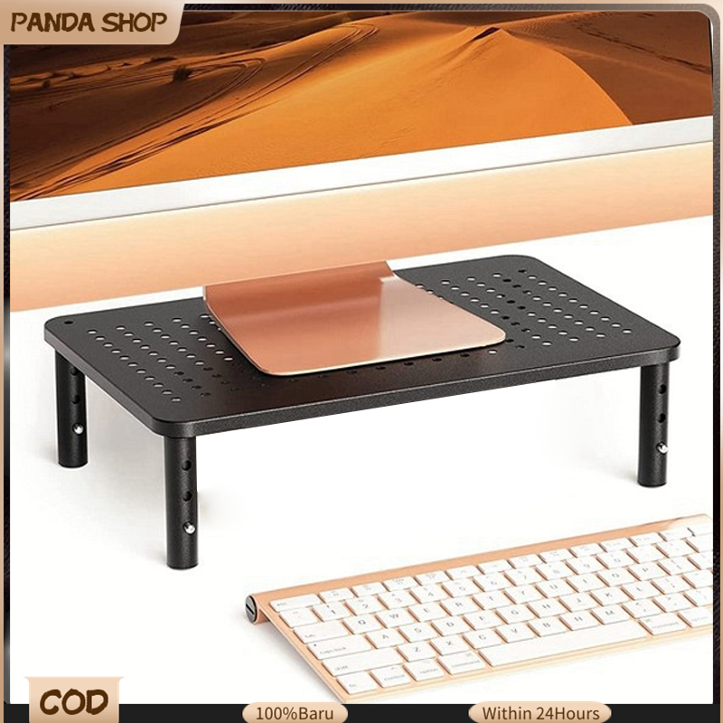 37*23cm Laptop Stand 3 Height Adjustable Monitor Stand Metal Monitor ...