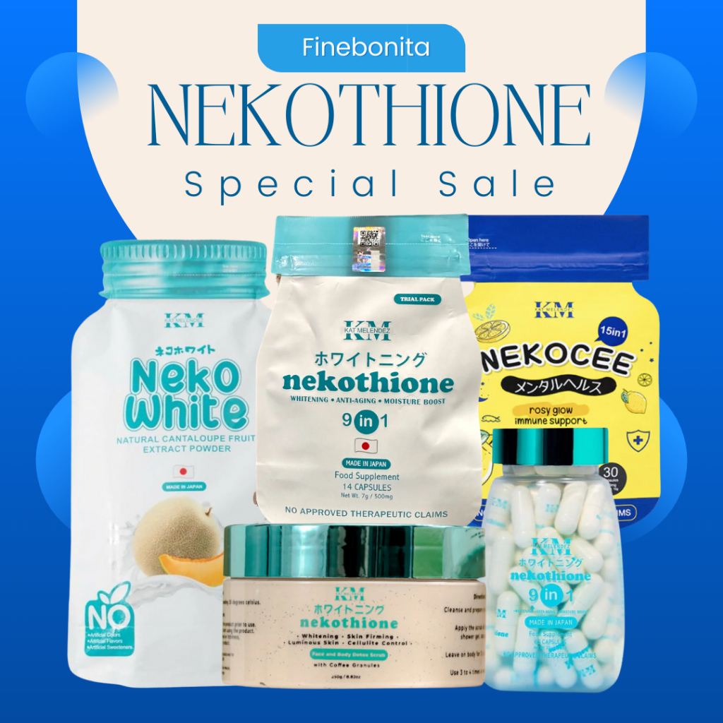 NEKO Nekothione Glutathione Capsule Nekocee Kat Melendez Whitening Anti ...