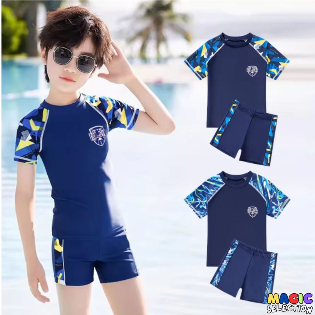 Magic Selection 3-14Y Swimsuit Set for Baby Boy–Light and Thin Short ...