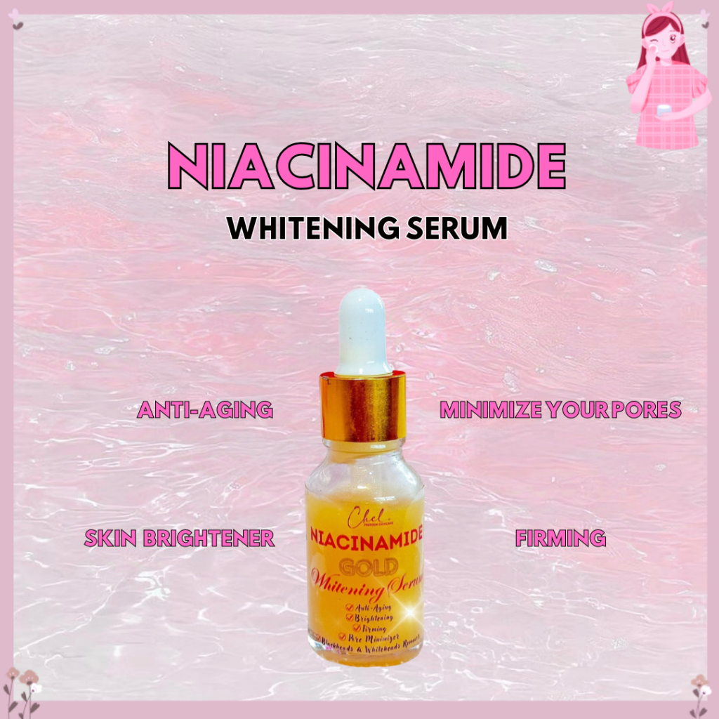 CHEL SKINCARE Niacinamide Gold Serum (DAVAO) | Shopee Philippines