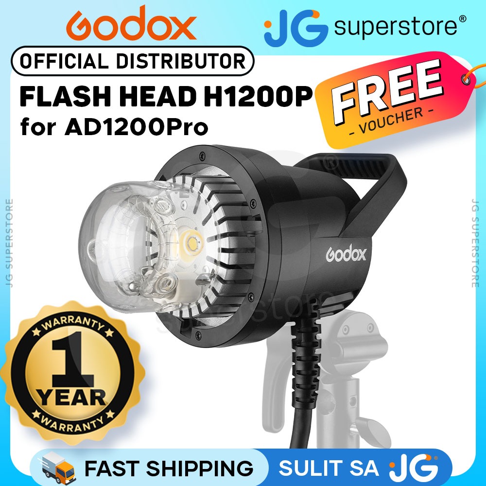 Godox H1200P 1200W Flash Head Bowens Mount for AD1200Pro Flash for Studio Lighting and Equipment ...