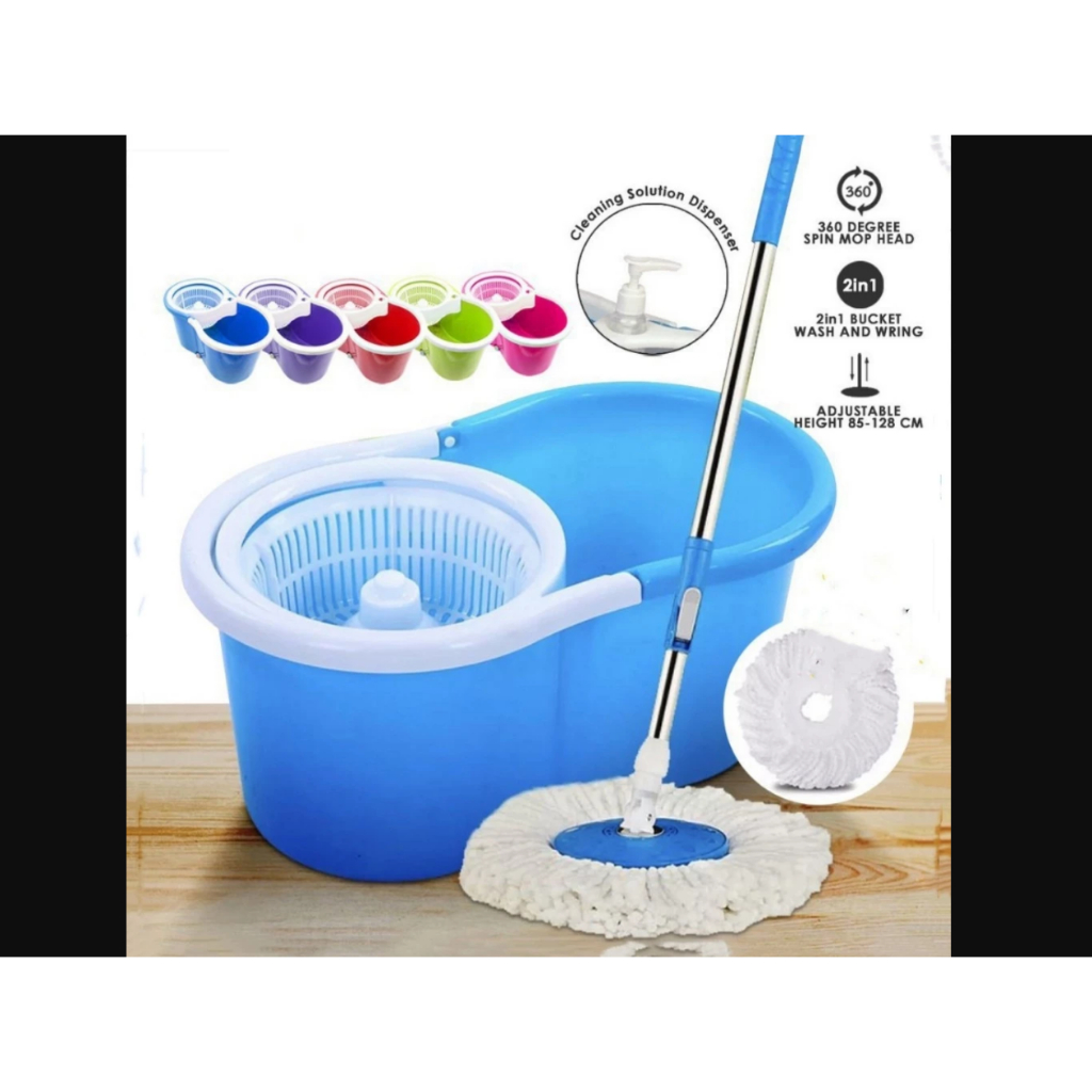 Magic Spin Mop with Spinner and Bucket Tornado Mop 360 Degree Easy ...