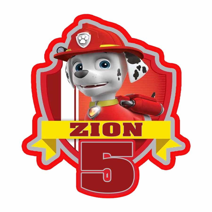 Customized PAW PATROL (MARSHALL) Cake topper | Shopee Philippines