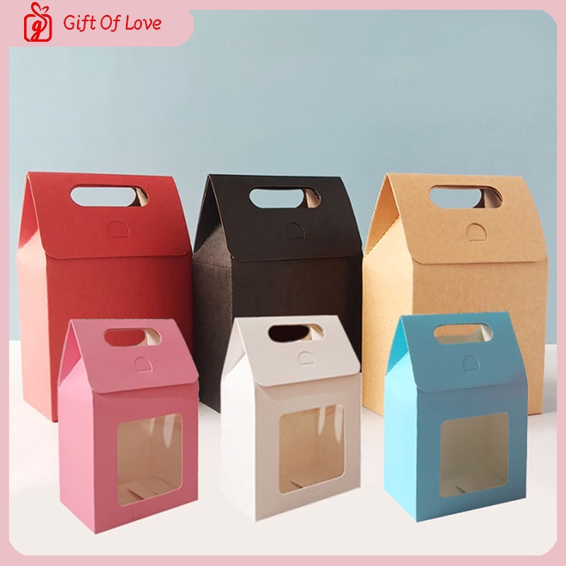 Gift Box Grilled Cake Box With Handle Biscuit Portable Thicker ...