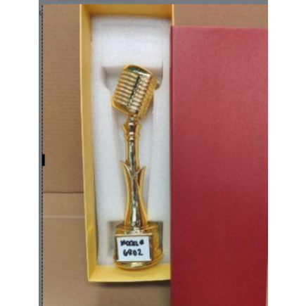 microphone singing speaking declamation contest trophy resin fiberglass ...