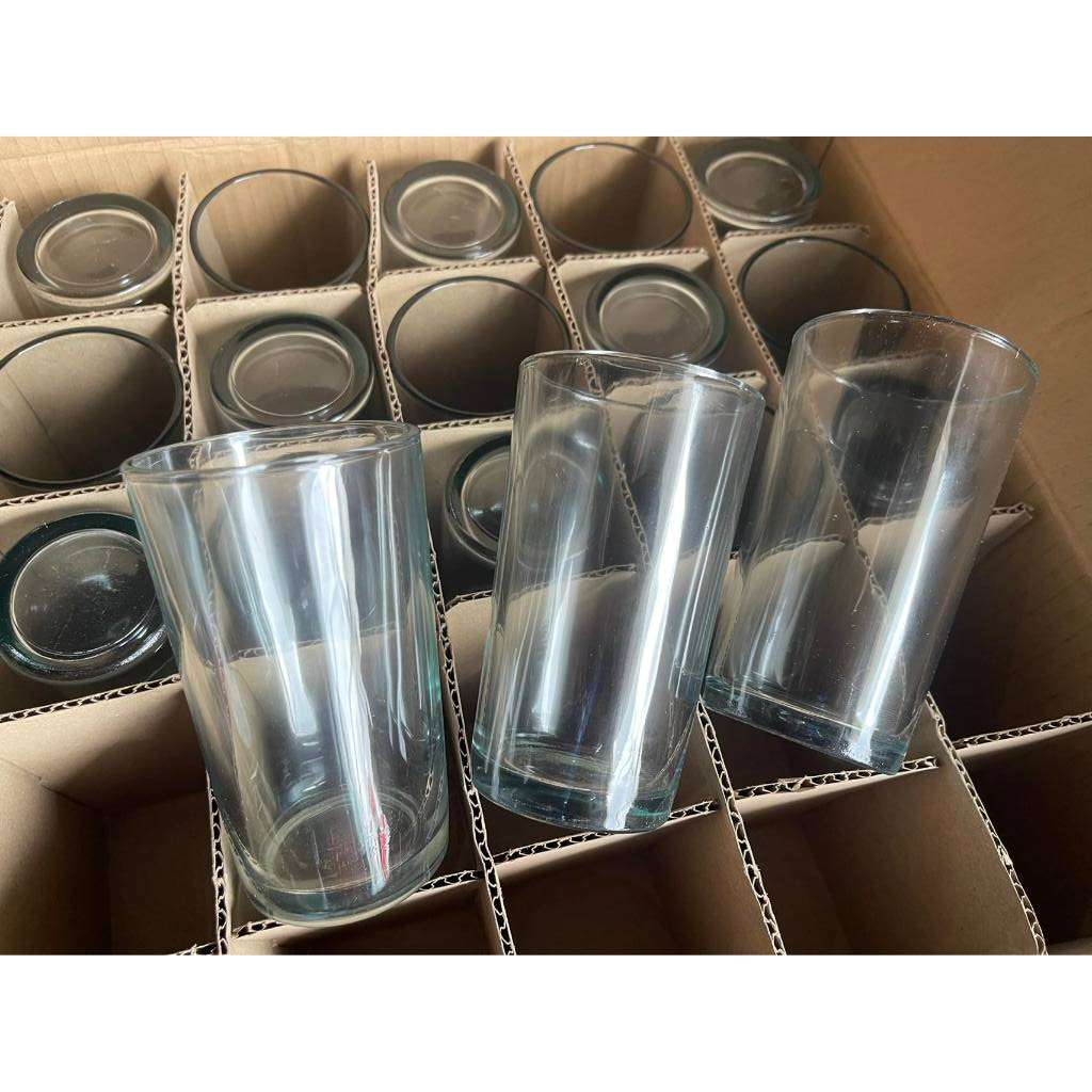 Merkon Large 12pcs Drinking Glass Transparent Material Drinkware ...